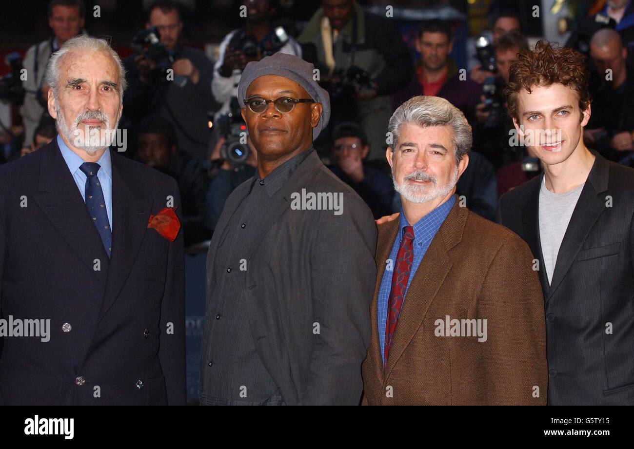 Star Wars premiere - cast Stock Photo - Alamy