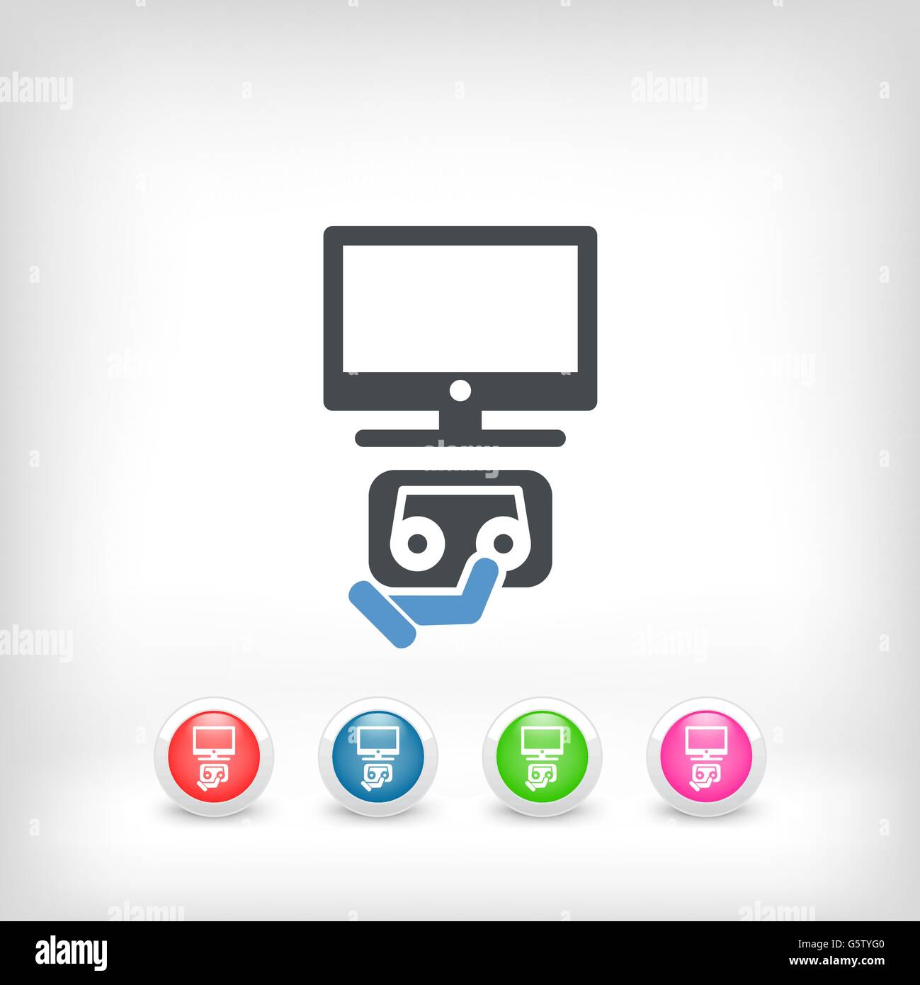 Videotape vector vectors hi-res stock photography and images - Alamy