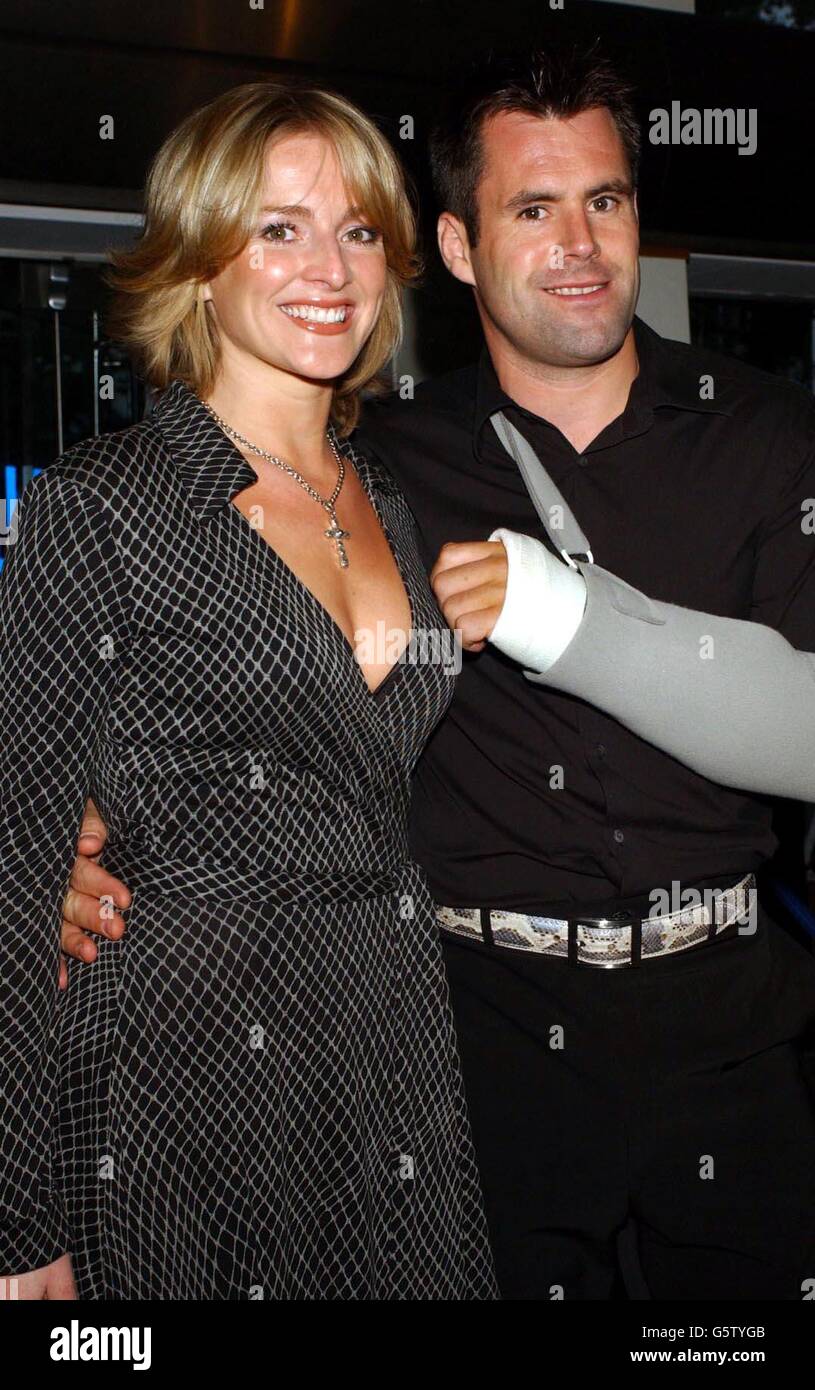 Gabby and Kenny Logan arrive for the charity premiere of Star Wars ...