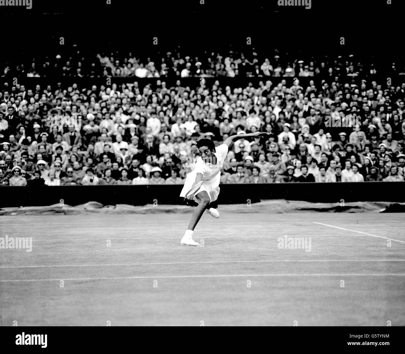 Miss Althea Gibson makes a return to her fellow American Miss Shirley ...