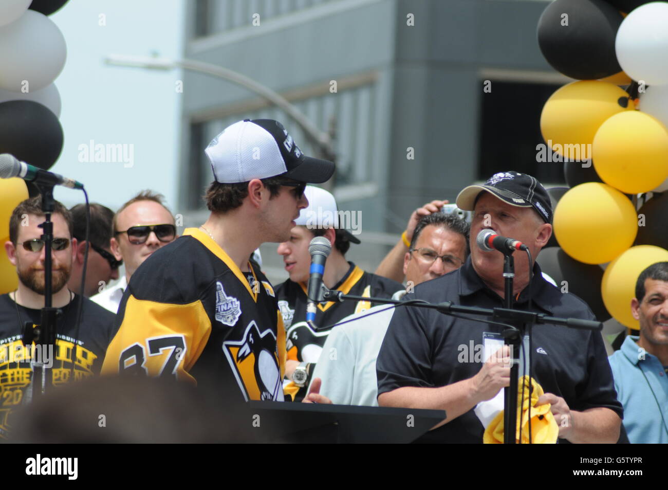 Pittsburgh Penguins Stanley cup victory parade May 2016 Stock Photo - Alamy