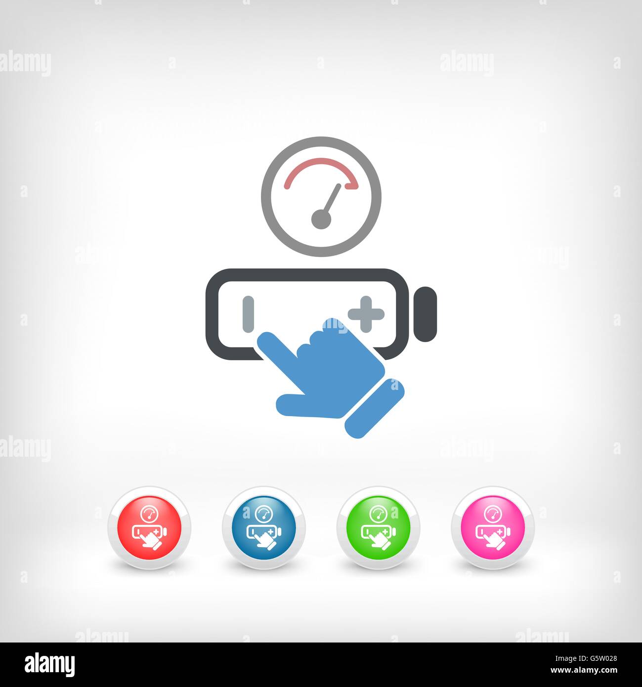 Lithium battery hand Stock Vector Images - Alamy