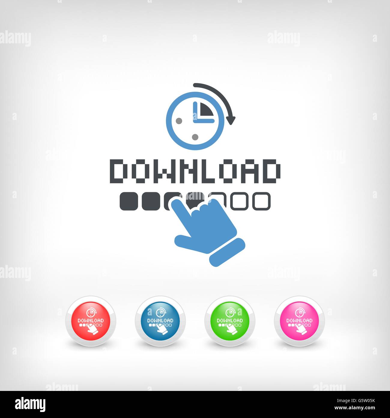 Timer download Stock Vector Images - Alamy