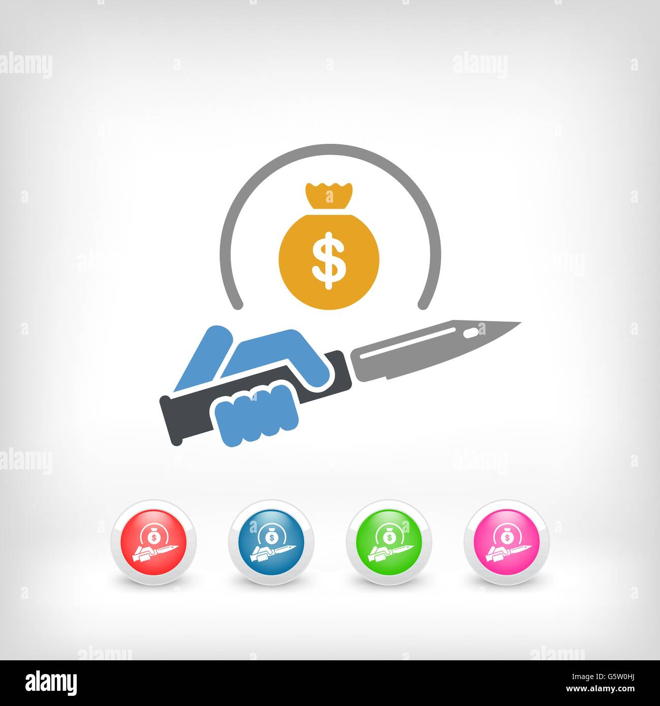 Assault to robbery Stock Vector Image & Art - Alamy