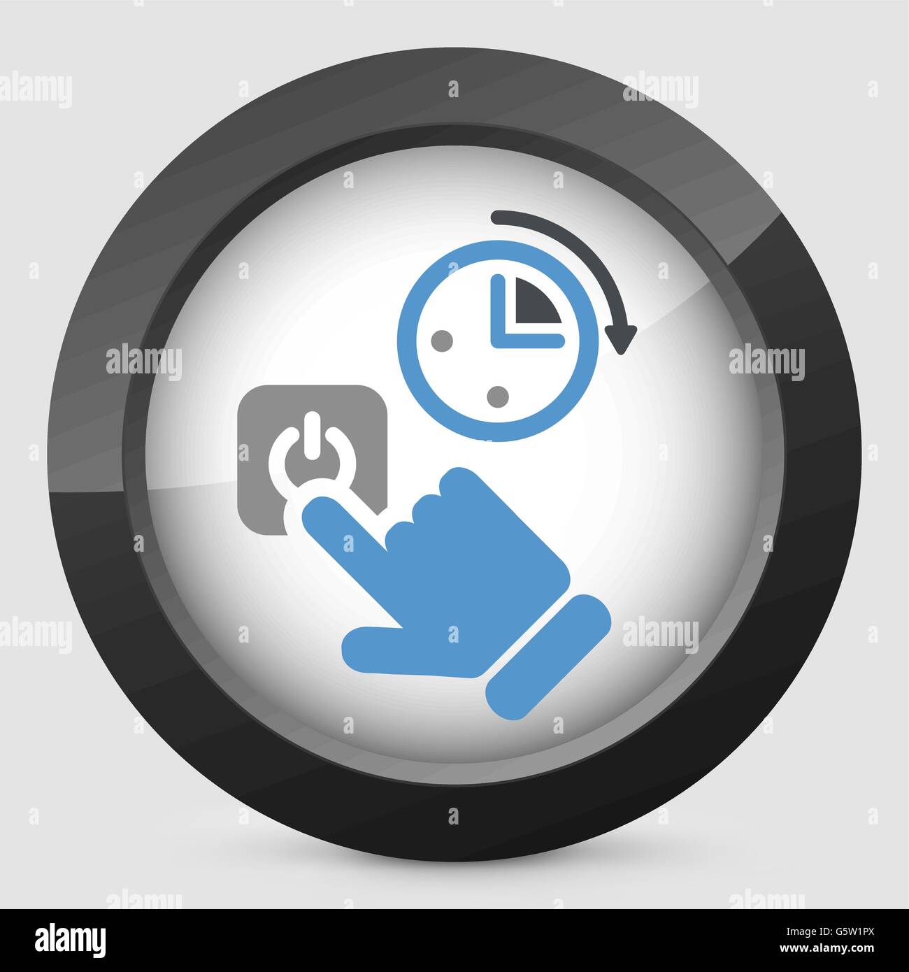 Turn off alarm Stock Vector Images - Alamy