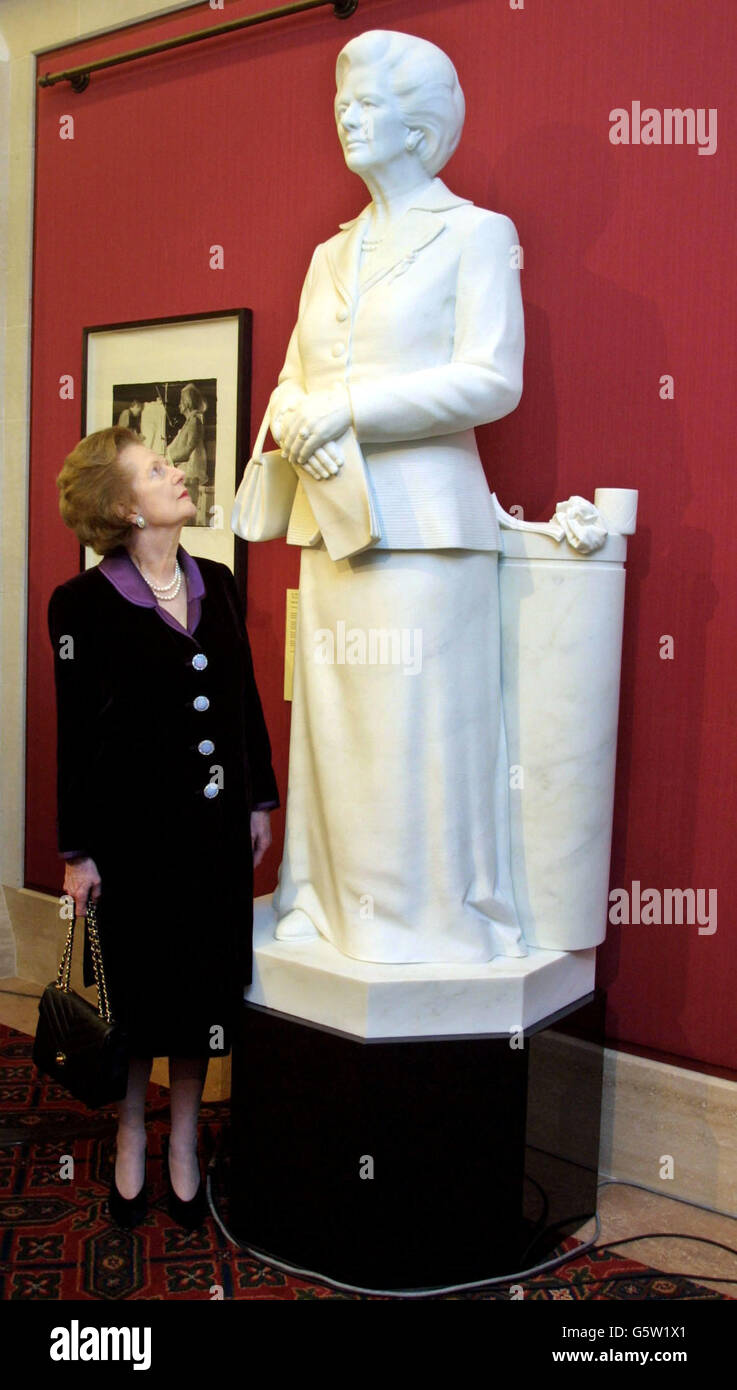 Thatcher statue guildhall hi-res stock photography and images - Alamy
