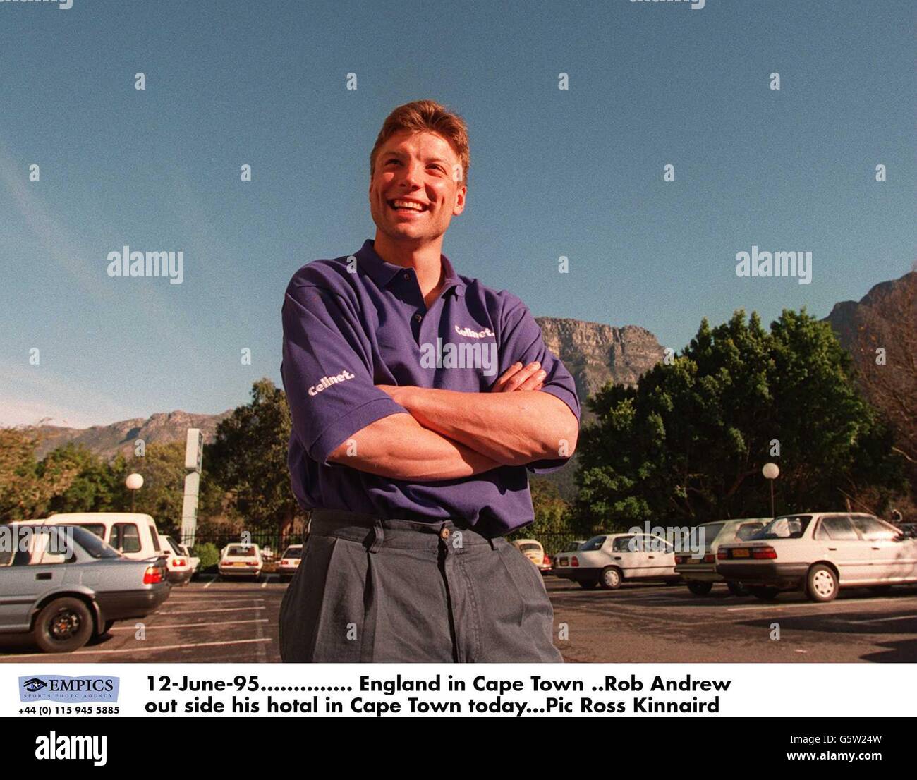 Rugby Union World Cup 1995 - England in Cape Town Stock Photo - Alamy