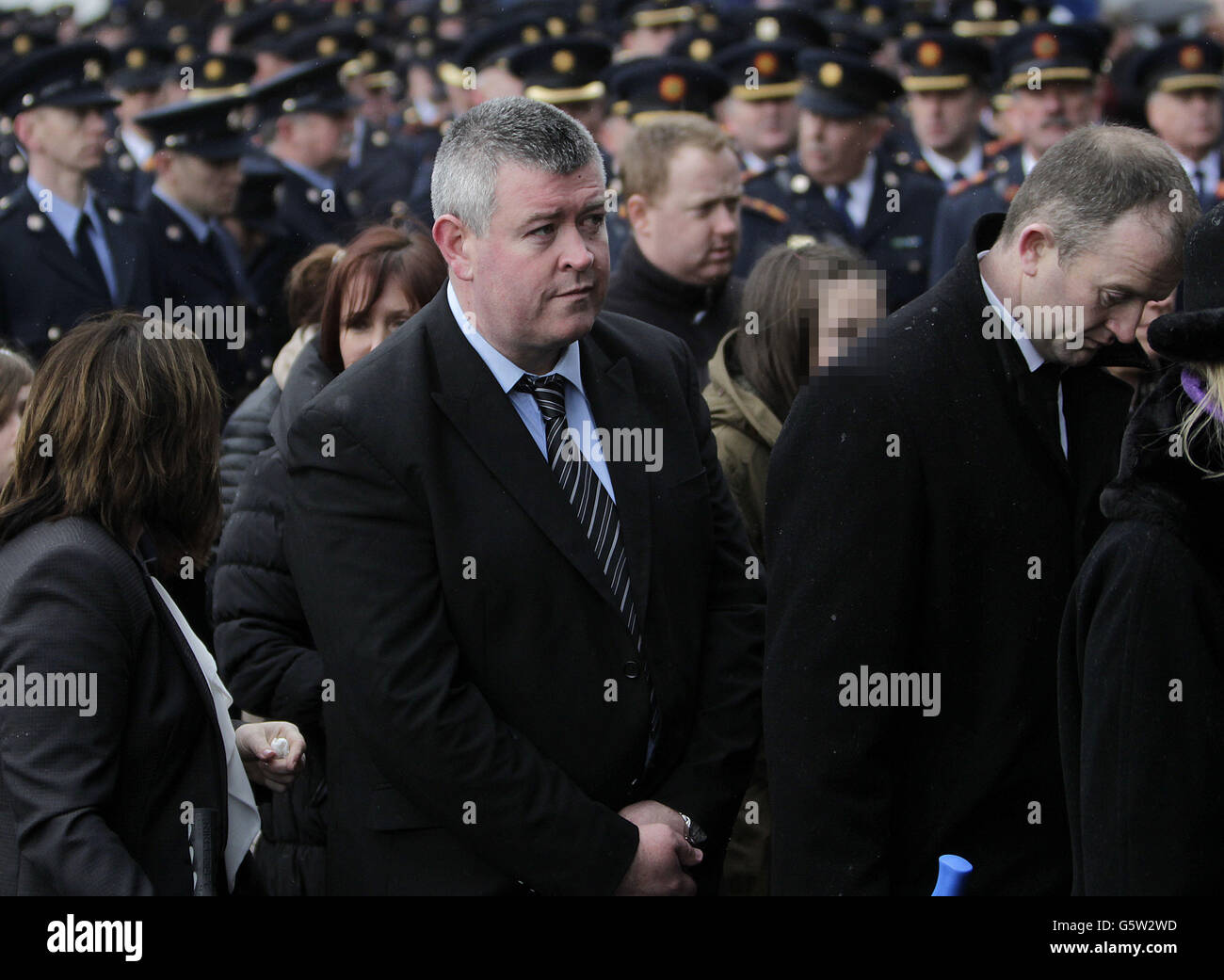 Detective Garda Adrian Donohoe's funeral Stock Photo - Alamy