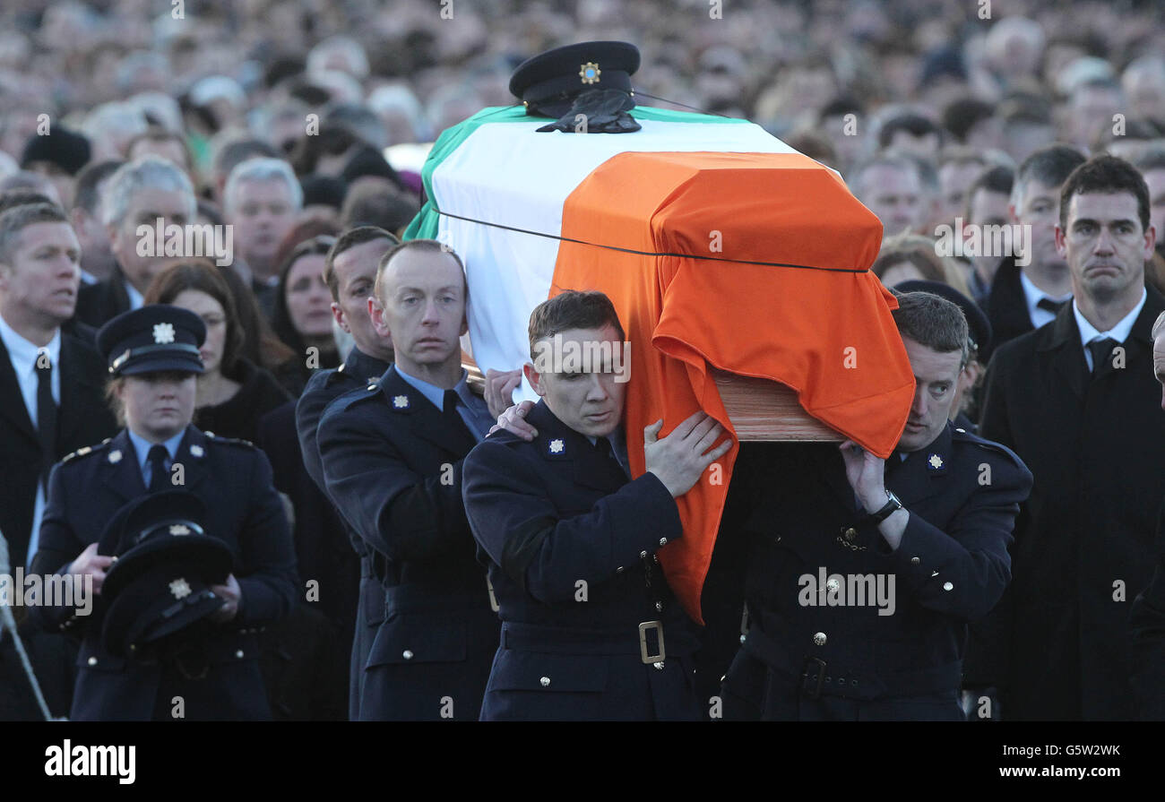 The state funeral of Detective Garda Adrian Donohoe takes place in ...