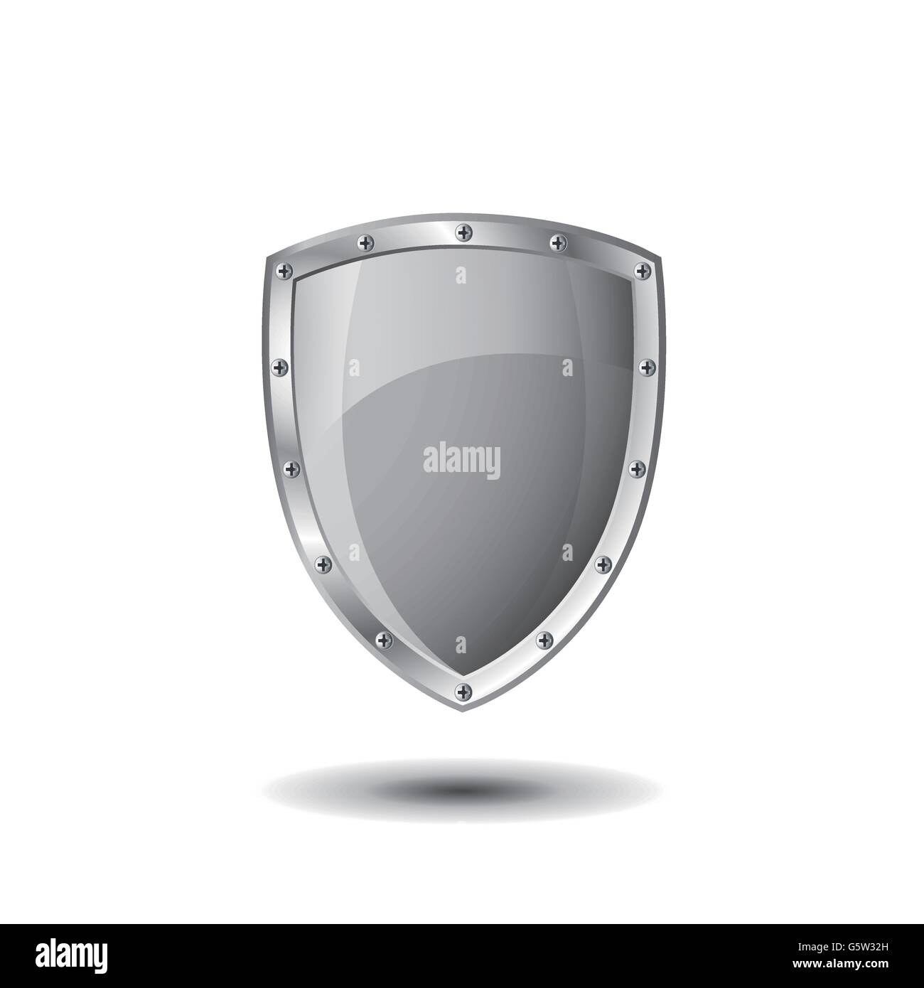 Metallic shield hi-res stock photography and images - Alamy
