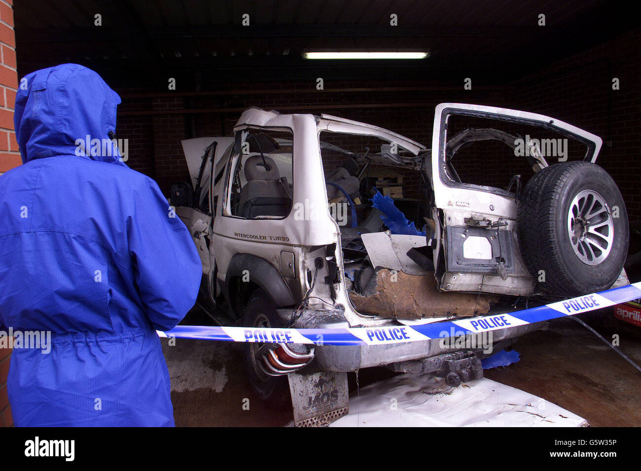 Explosion at gates of Maghaberry Prison Stock Photo - Alamy