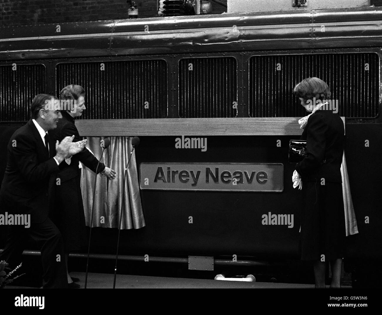 Sir Peter Parker and Mrs Thatcher Stock Photo - Alamy