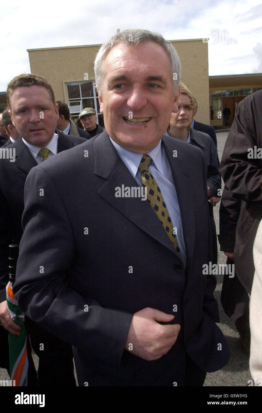 Irish Prime Minister (Taioseach) Bertie Ahern continues his general ...