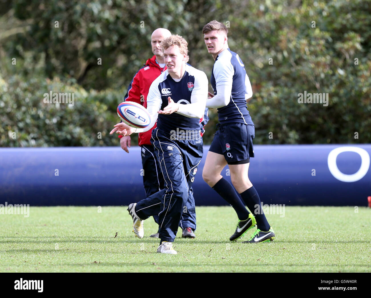 Rugby Union - England Open Training Session - Penny Hill Park Stock ...