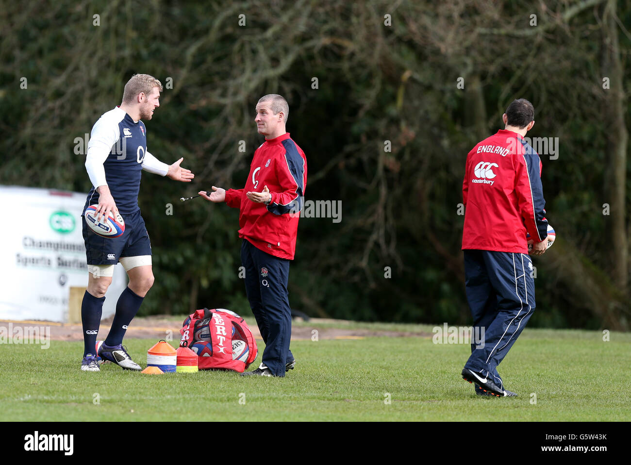 Rugby Union - England Open Training Session - Penny Hill Park. England ...