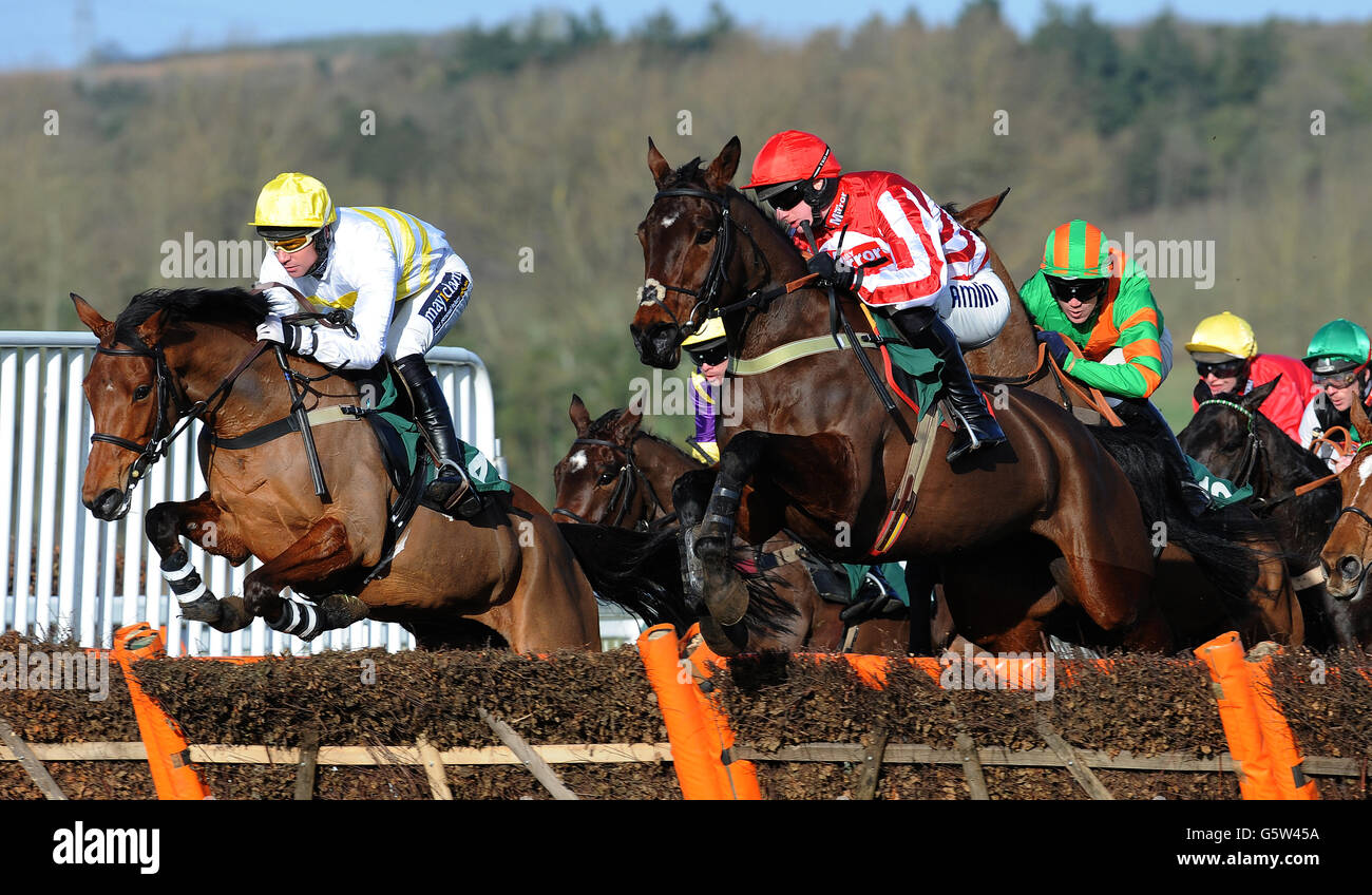 Horse Racing - Towcester Racecourse Stock Photo - Alamy