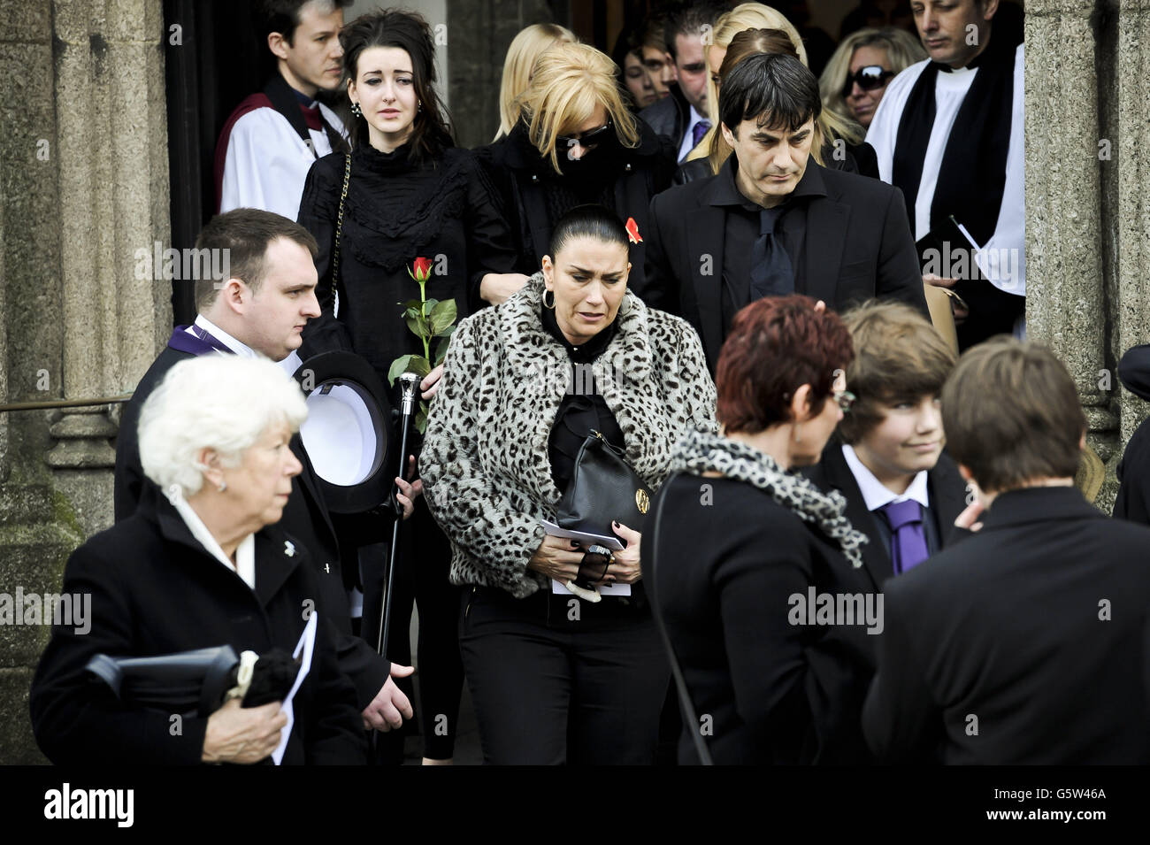 Jordan Cobb funeral Stock Photo - Alamy
