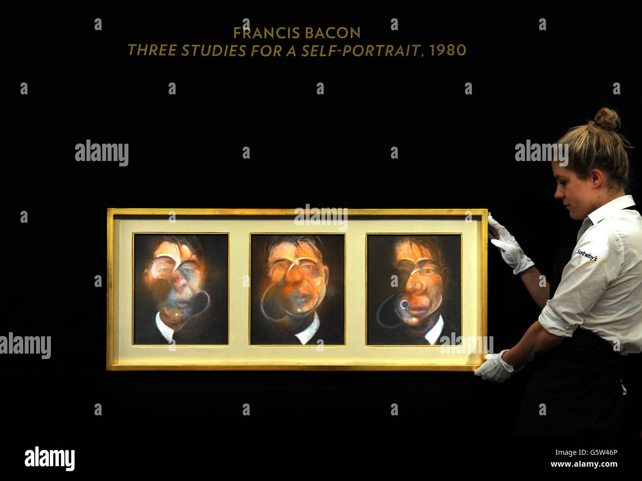 Three studies for self portrait hi-res stock photography and images - Alamy
