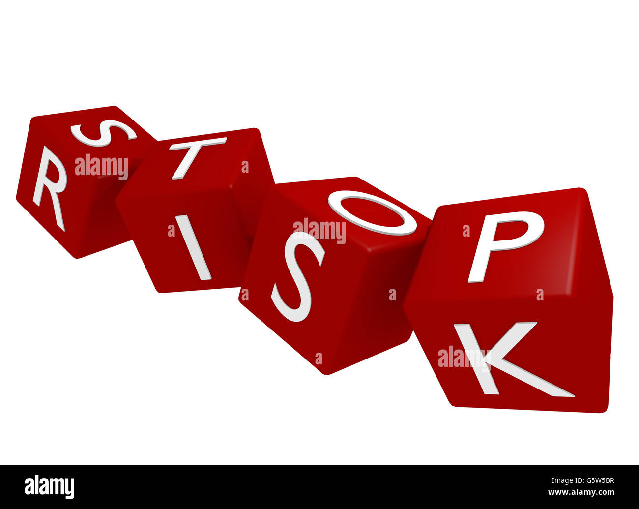 White stop words hi-res stock photography and images - Alamy