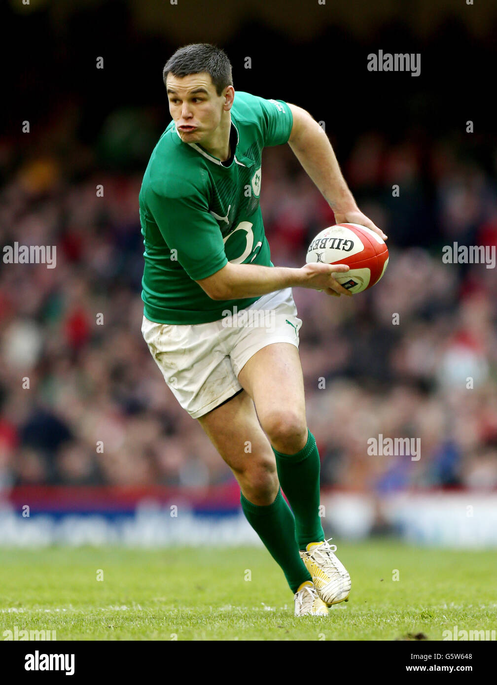 Jonny Sexton of Ireland during the RBS 6 Nations Championship at the ...