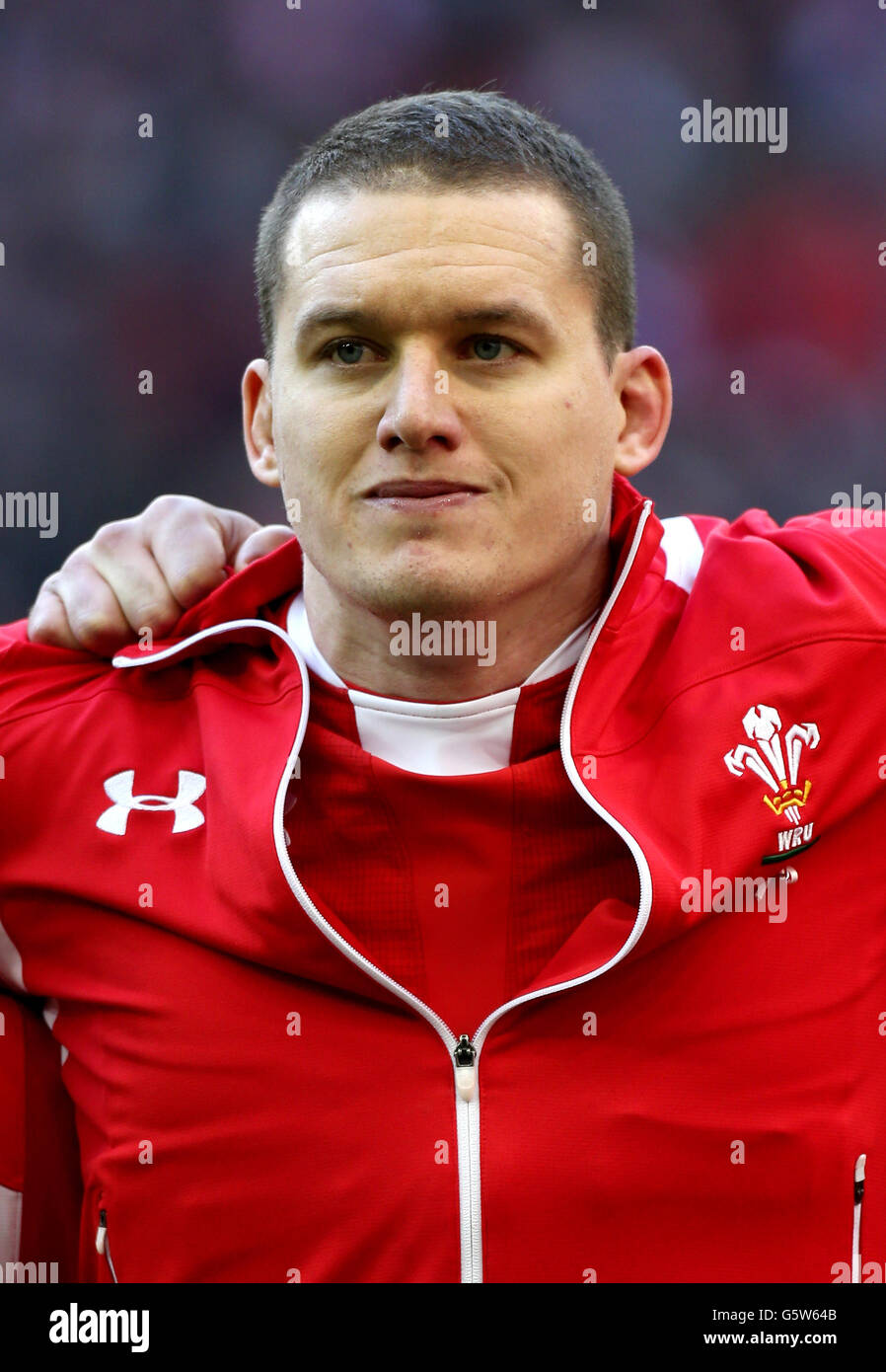 Ian Evans of Wales during the RBS 6 Nations Championship at the ...