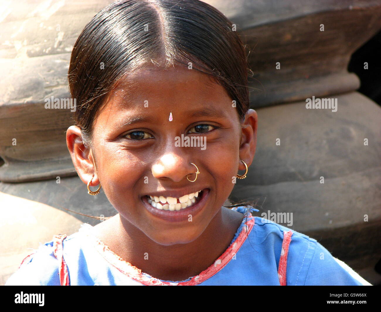 Cute Indian Girl Stock Photo - Alamy