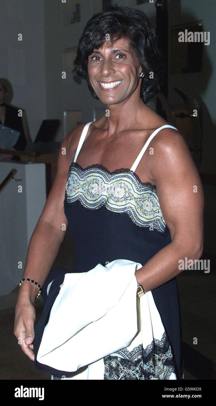 Fatima Whitbread.arriving at Quaglinos in London for a sports dinner in ...