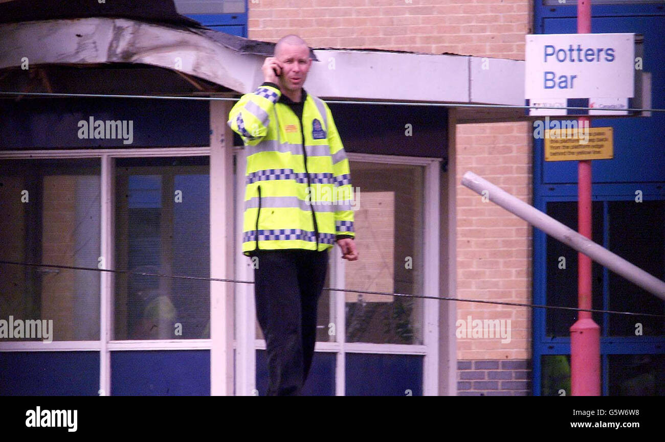 The scene at potters bar station hi-res stock photography and images ...