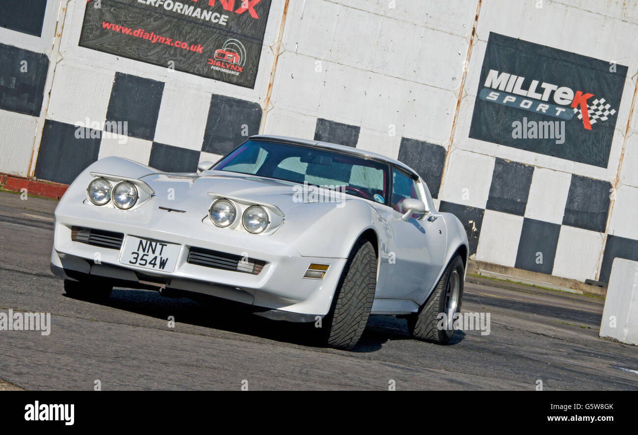 Classic Chevrolet Corvette Stingray Muscle Car Stock Photo - Alamy