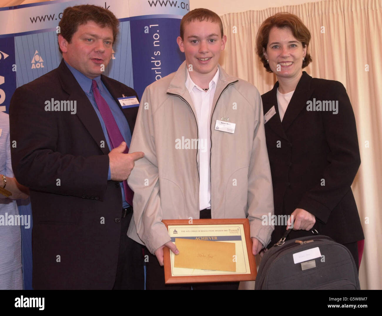Steven Mone from Swansea with his AOL Child of Resolution Award in ...