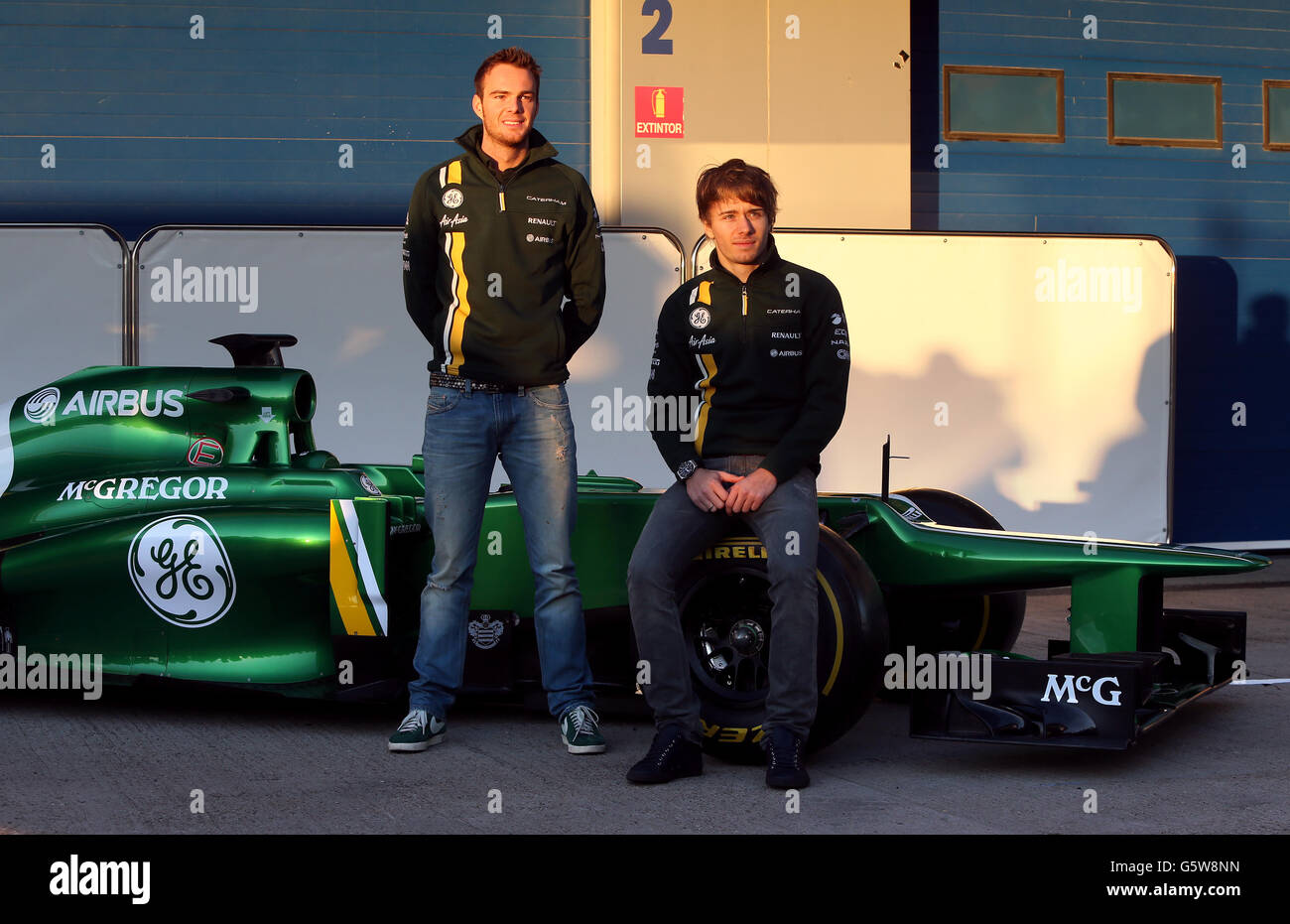 Formula One - Caterham CT03 Launch - Circuito de Jerez. Giedo Van Der ...