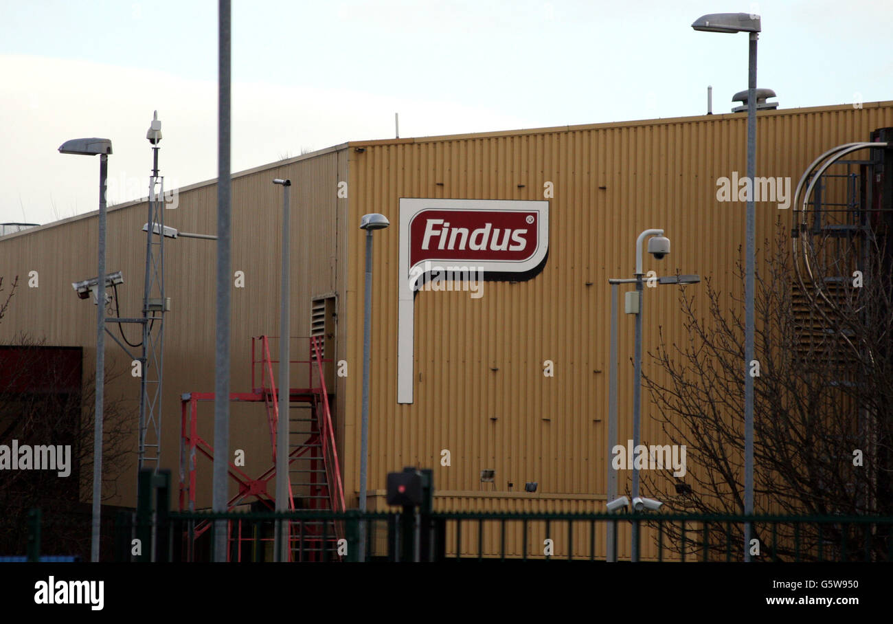 A general view of the findus factory in longbenton hi-res stock ...