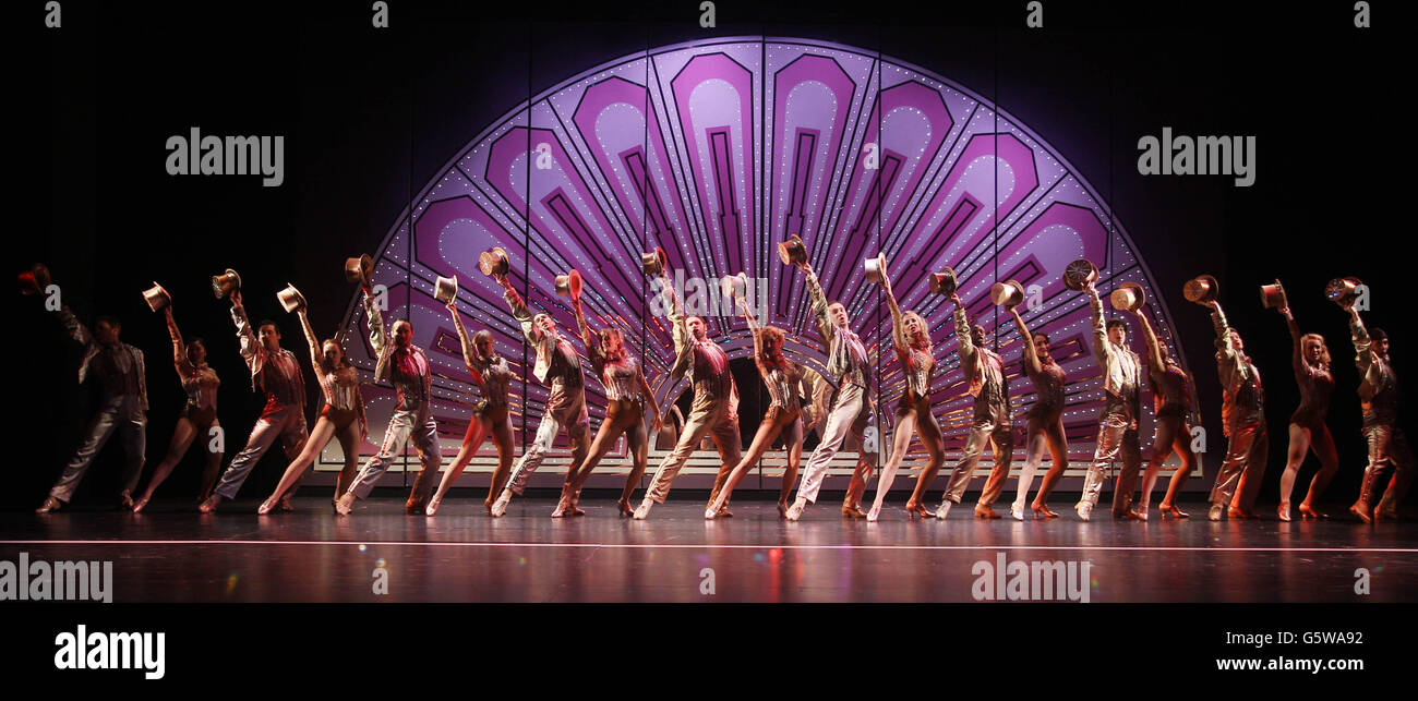 A Chorus Line photo call - London. Performers during a photo call for ...