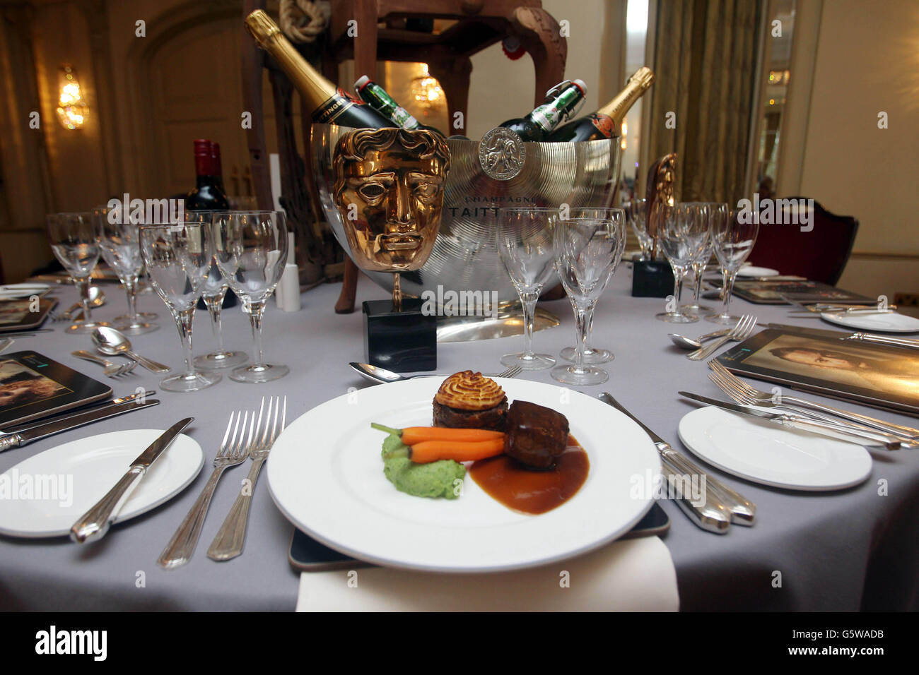One of the main courses for the BAFTA Film Awards Dinner as prepared by ...