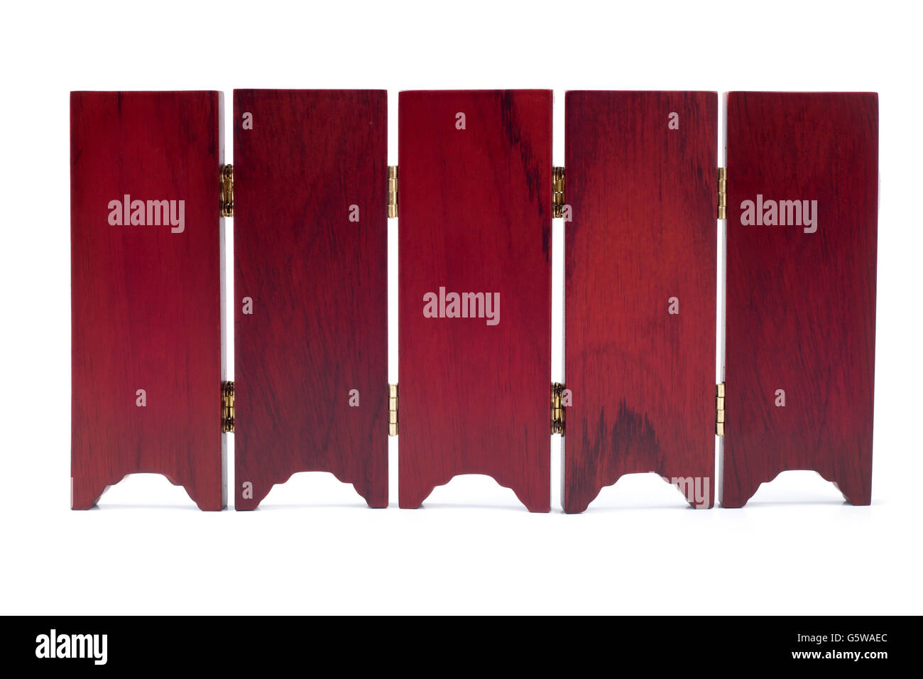 Partition screen wall wood asian old oriental style with classic gold ...