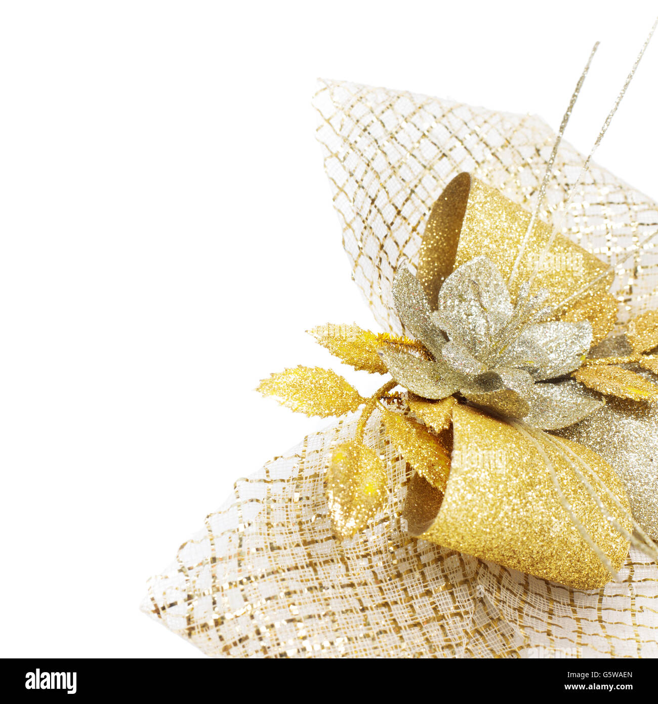 Gold satin ribbon texture hi-res stock photography and images - Alamy