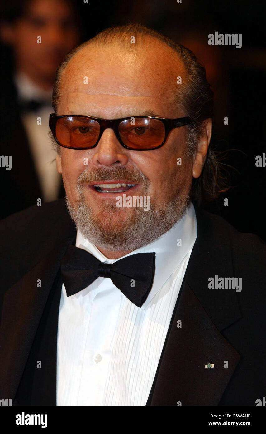 Actor Jack Nicholson arriving at the premiere of 'About Schmidt', at ...