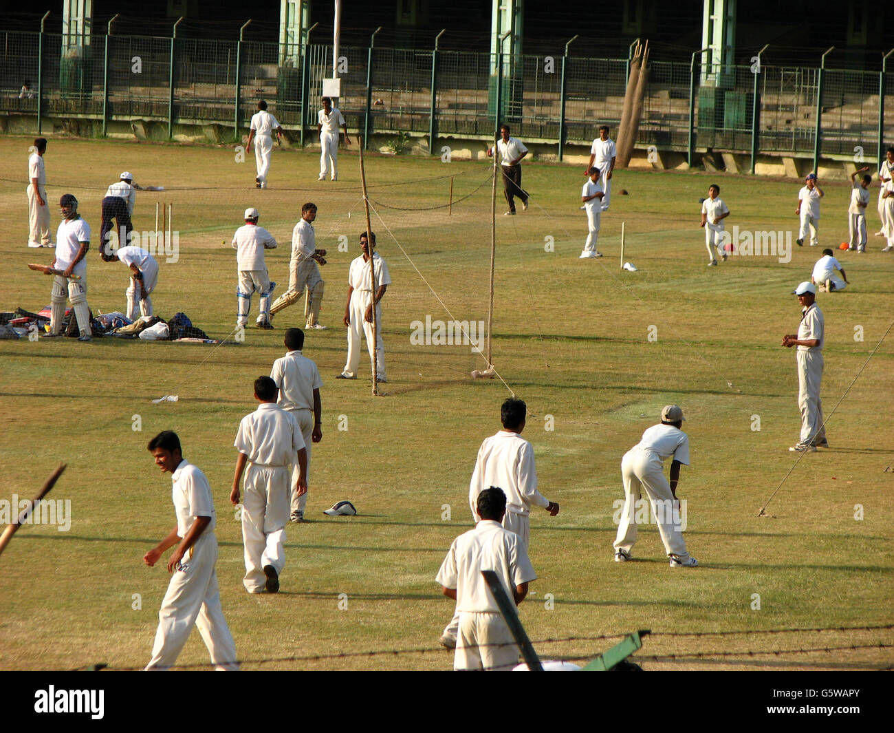Cricket ground practice hi-res stock photography and images - Alamy