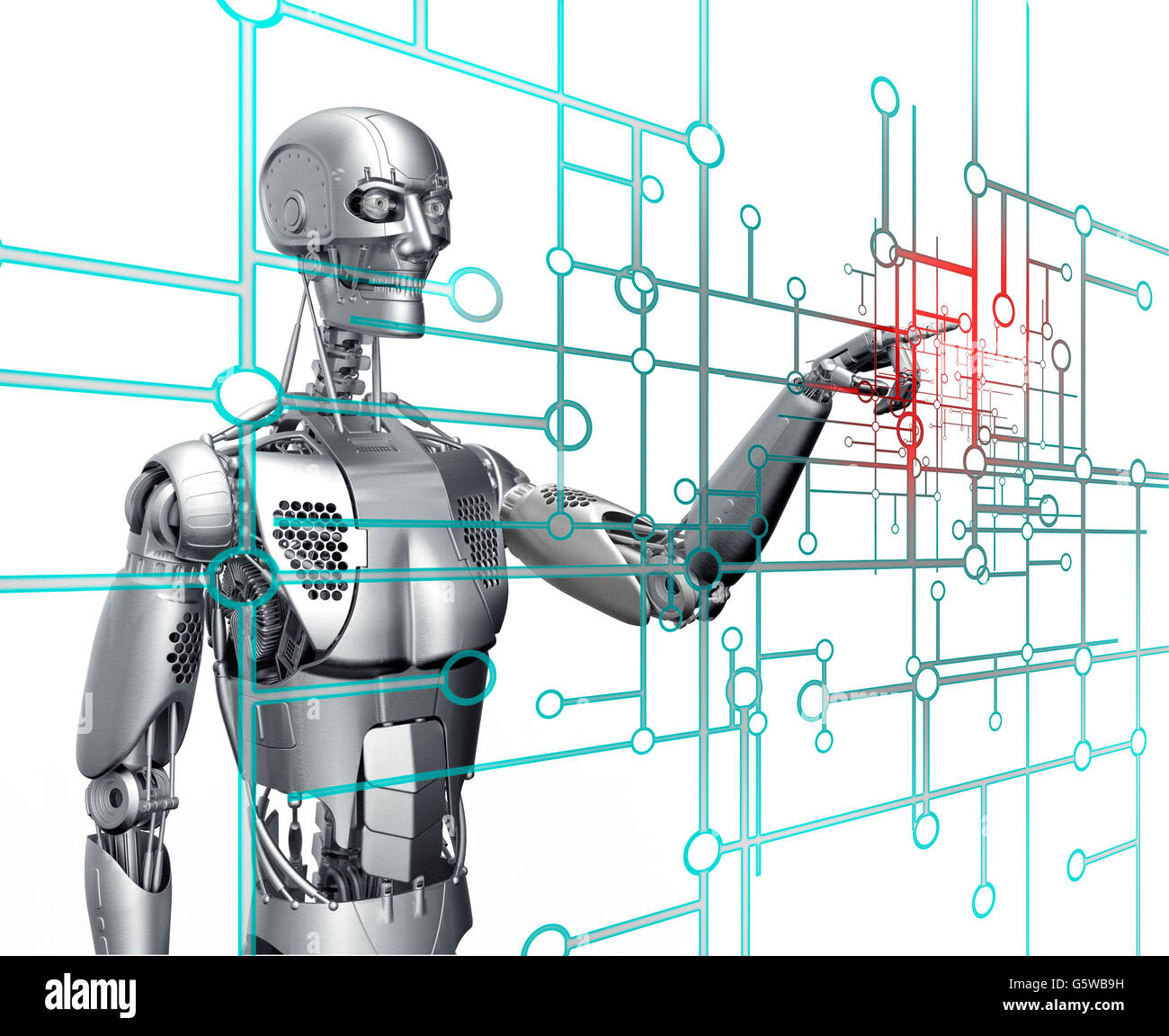 Robot hand computer hi-res stock photography and images - Alamy