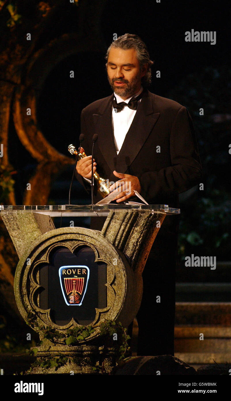 Andrea bocelli 2002 hi-res stock photography and images - Alamy