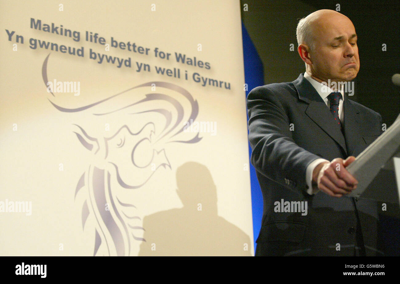 Iain Duncan Smith in Llanduddno Stock Photo - Alamy