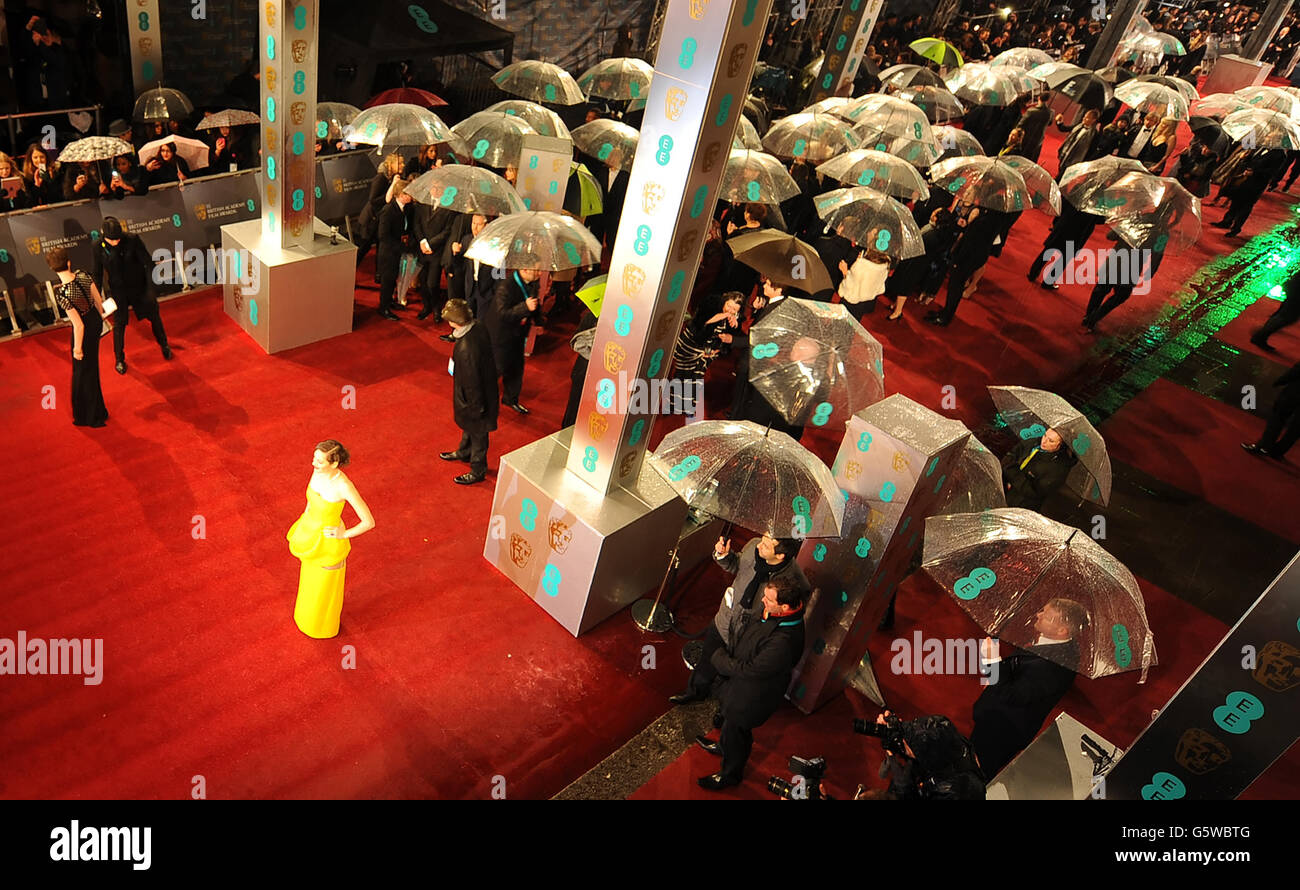 Marion Cotillard arriving for the 2013 British Academy Film Awards at ...