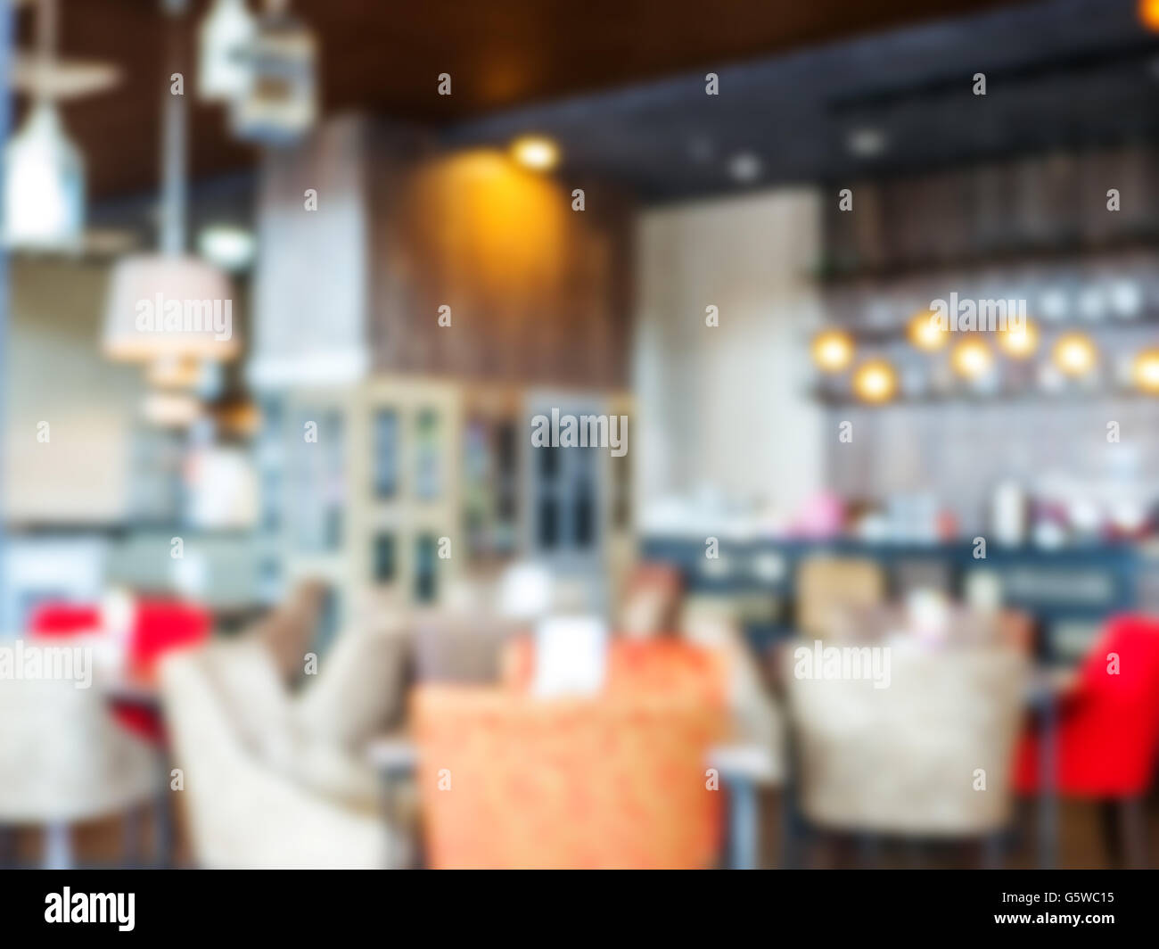Blurred coffee shop or cafe as background Stock Photo - Alamy