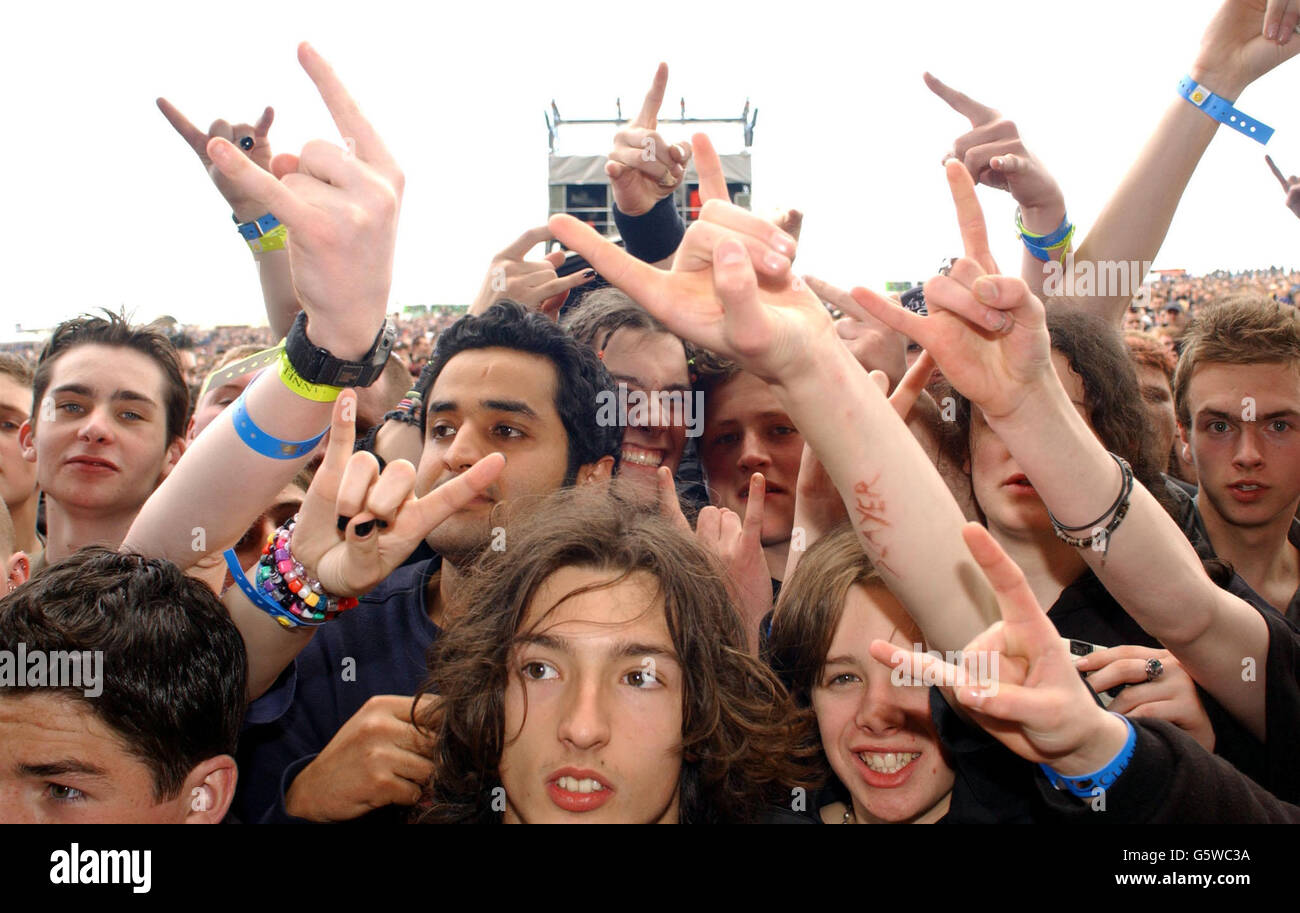 During the ozzfest annual rock music festival at donnington park hi-res ...