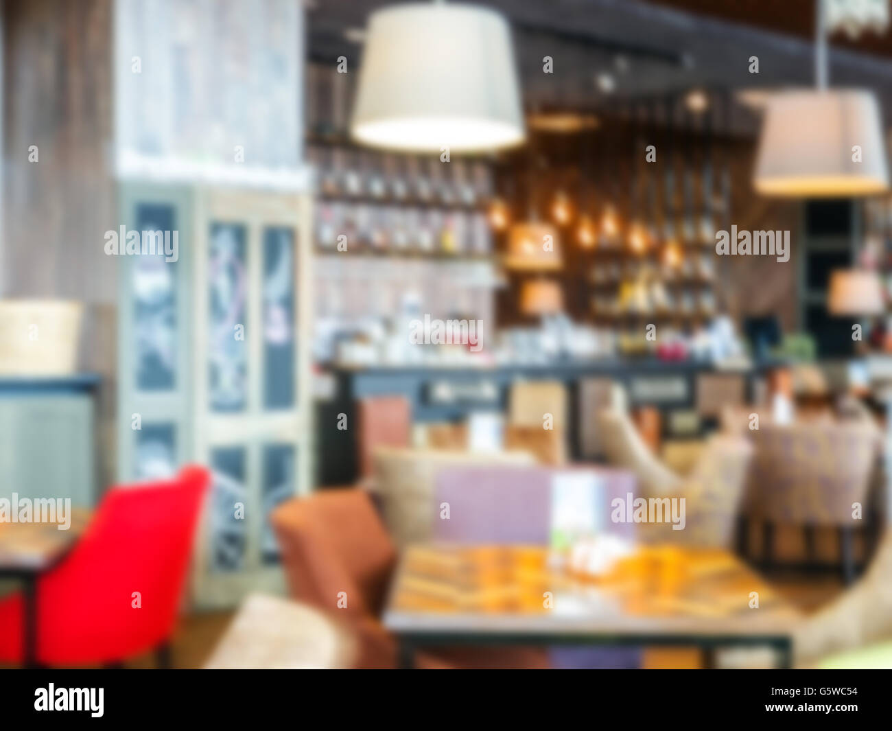 Blurred coffee shop or cafe as background Stock Photo - Alamy