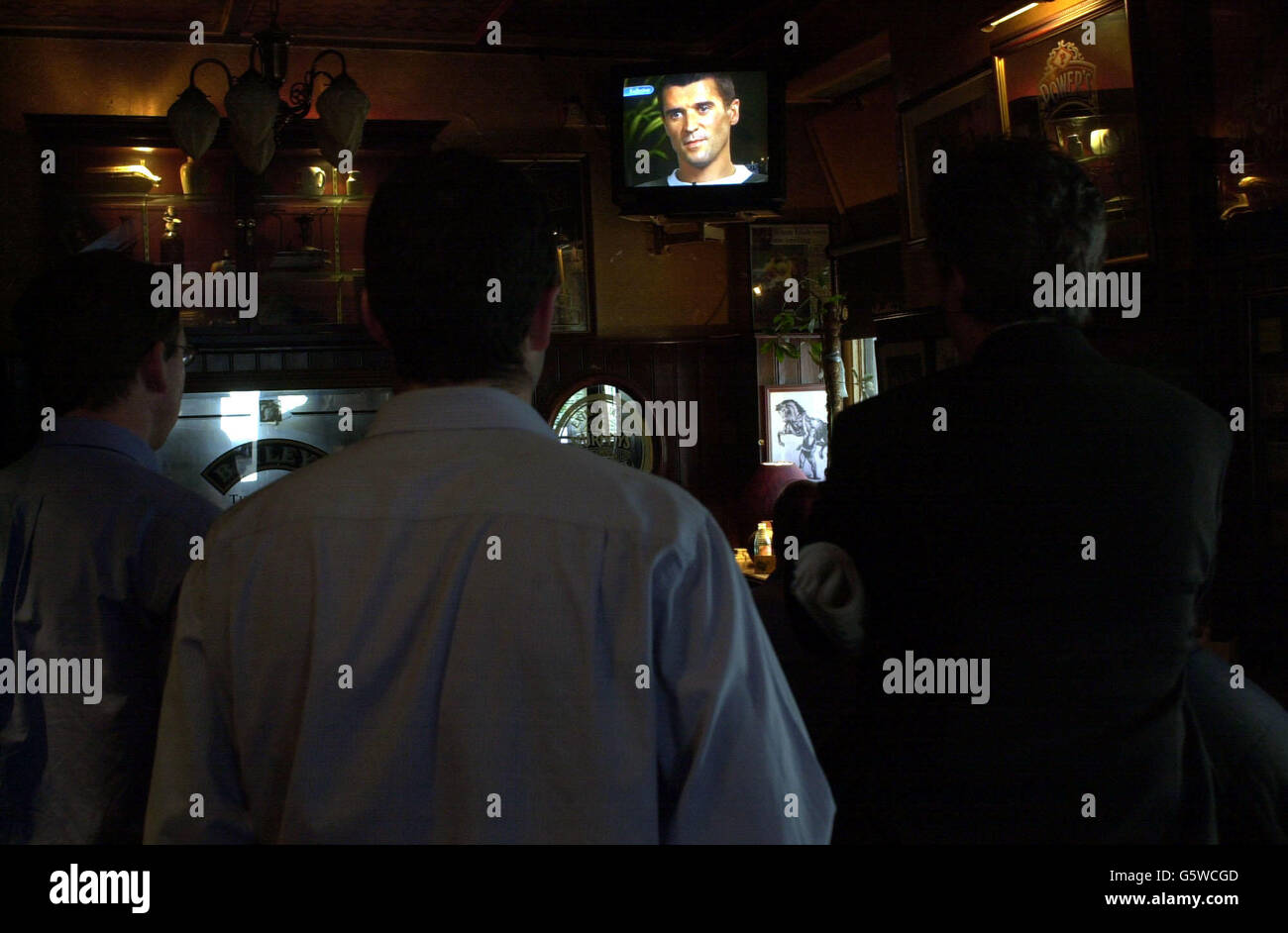 Roy Keane on RTE 1 Stock Photo - Alamy