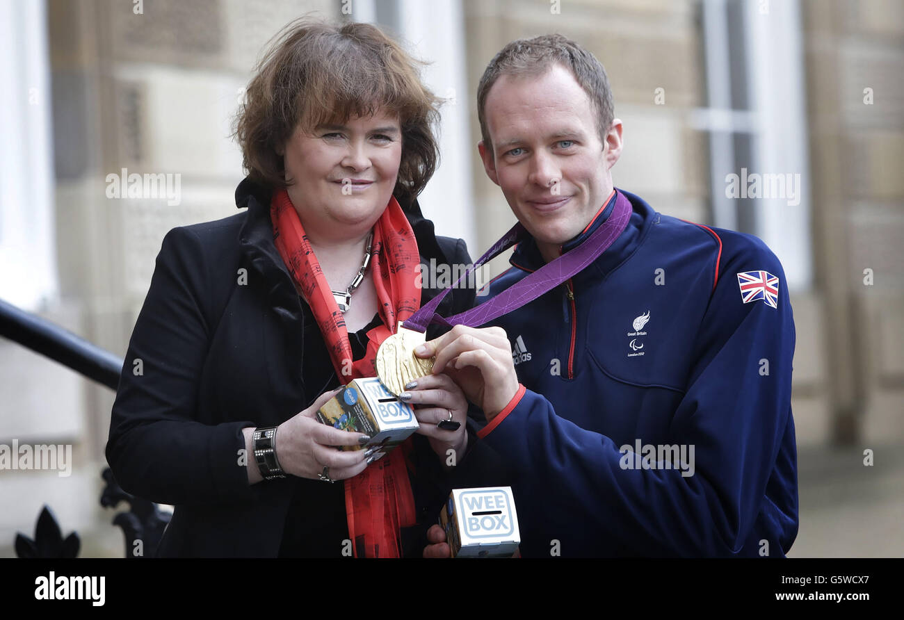 Susan Boyle and Paralympic Gold Medallist David Smith launch the ...