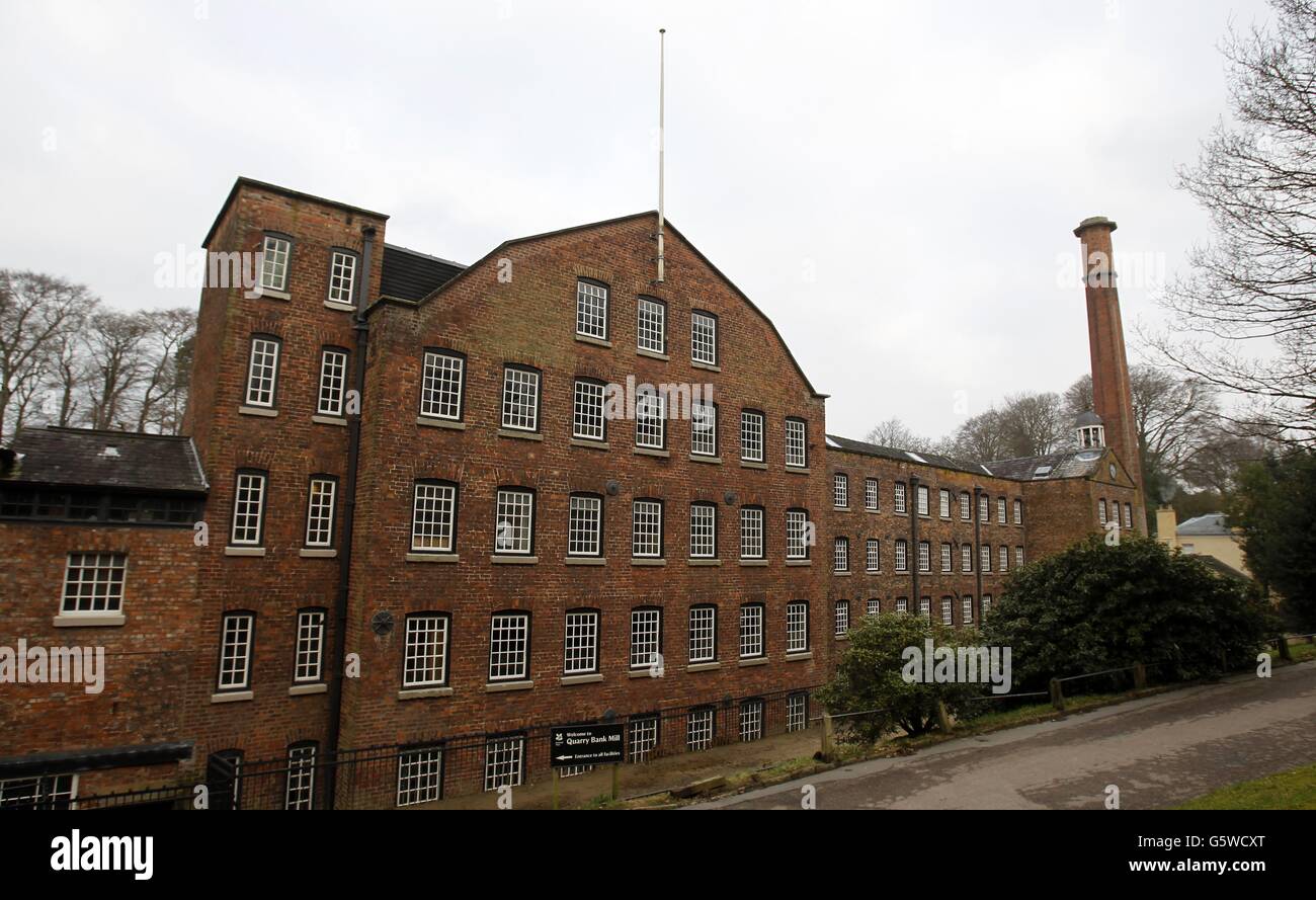 A general View of Quarry Bank Mill, which is owned by The National ...