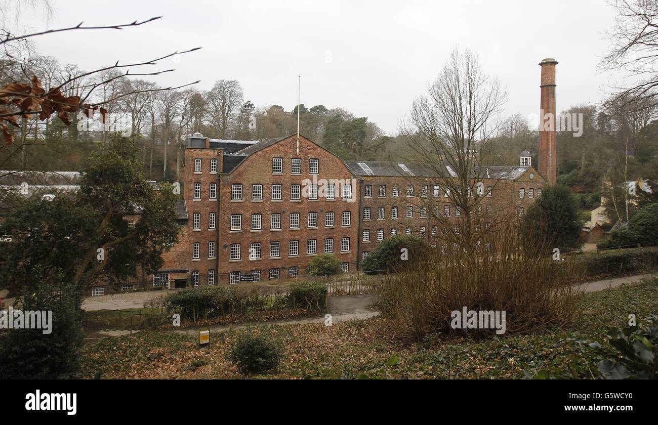 Quarry Bank Mill. A general View of Quarry Bank Mill, which is owned by ...