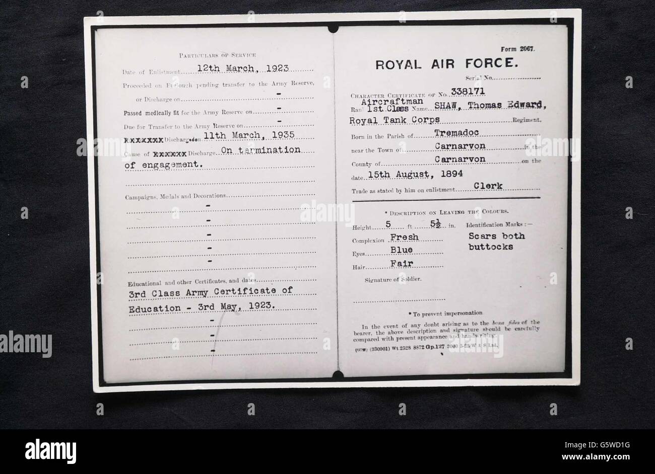 Identification papers hi-res stock photography and images - Alamy